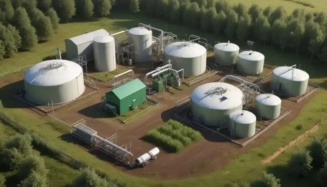 Como a fazenda biogás gera energia e economia
